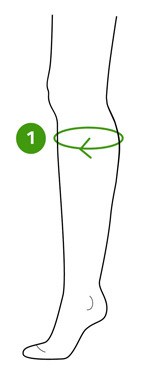 Covidien TED Knee Stockings (White) - MedicalSupplies.co.uk