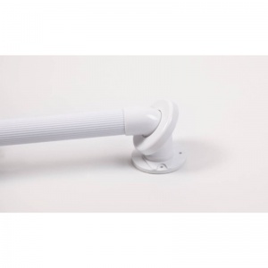 Atlantis White Fluted Grab Rail 25cm - MedicalSupplies.co.uk