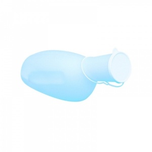 Portable Male Urinal with Lid (1L) - MedicalSupplies.co.uk