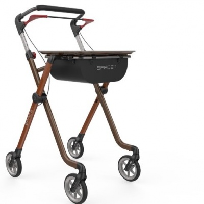 Rehasense Space I Indoor Rollator (Toffee and Brown) - MedicalSupplies ...