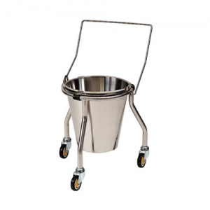 Bristol Maid Stainless Steel Bucket Stand with Handle - MedicalSupplies ...