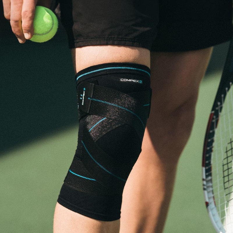Compex Activ' Knee+ Support with Strap - MedicalSupplies.co.uk