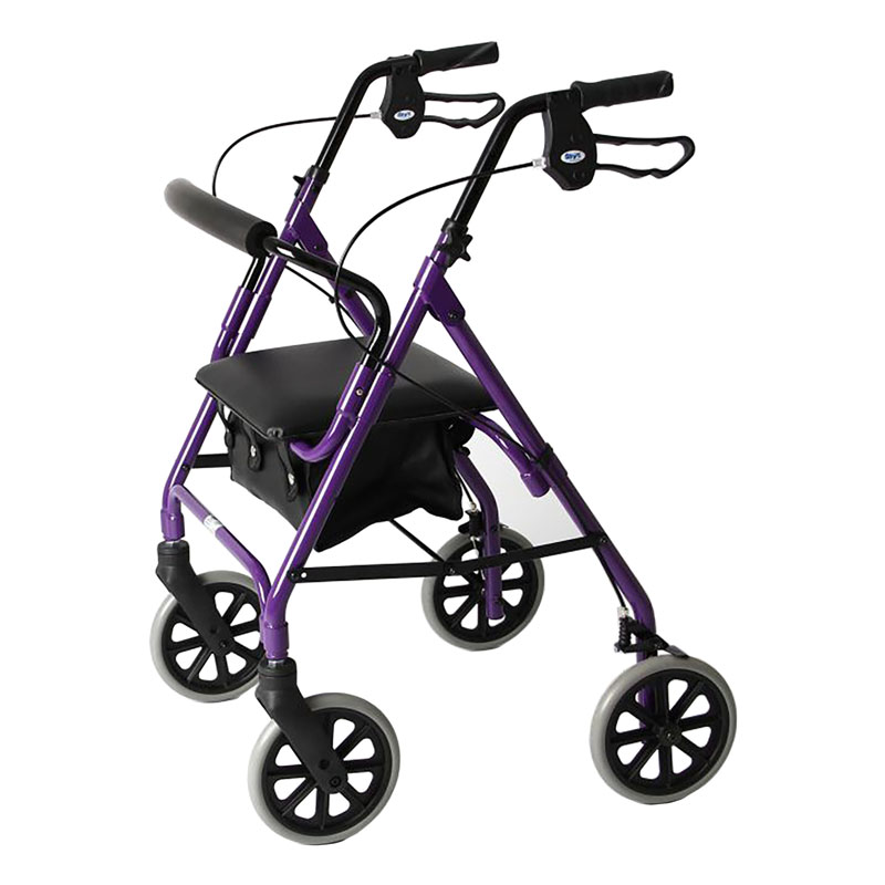 Days 100 Series XS Ruby Red Rollator - MedicalSupplies.co.uk