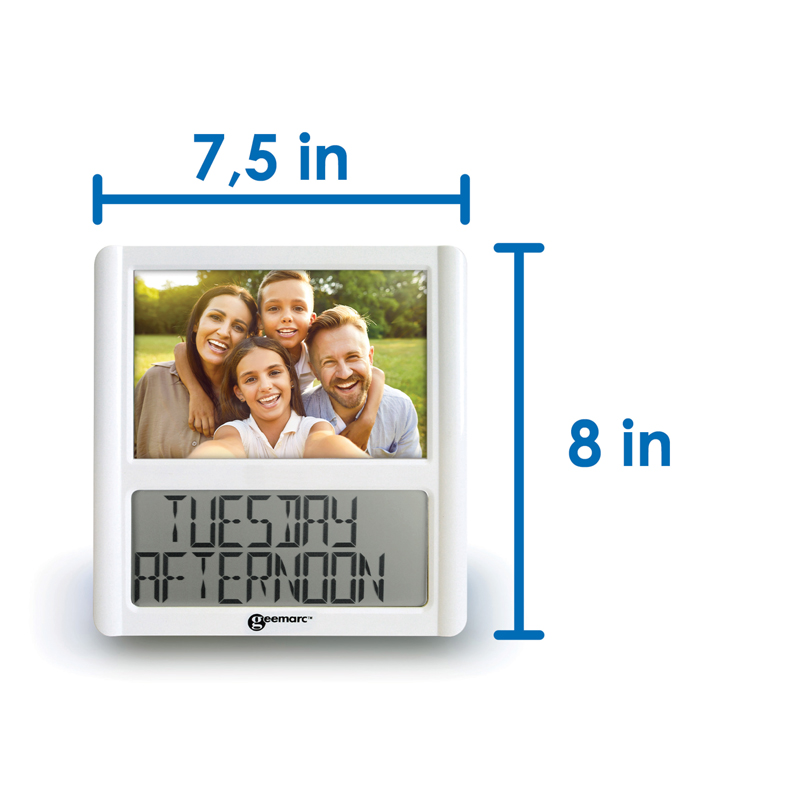 Geemarc VISO10 V2 Easy Dementia Clock - MedicalSupplies.co.uk