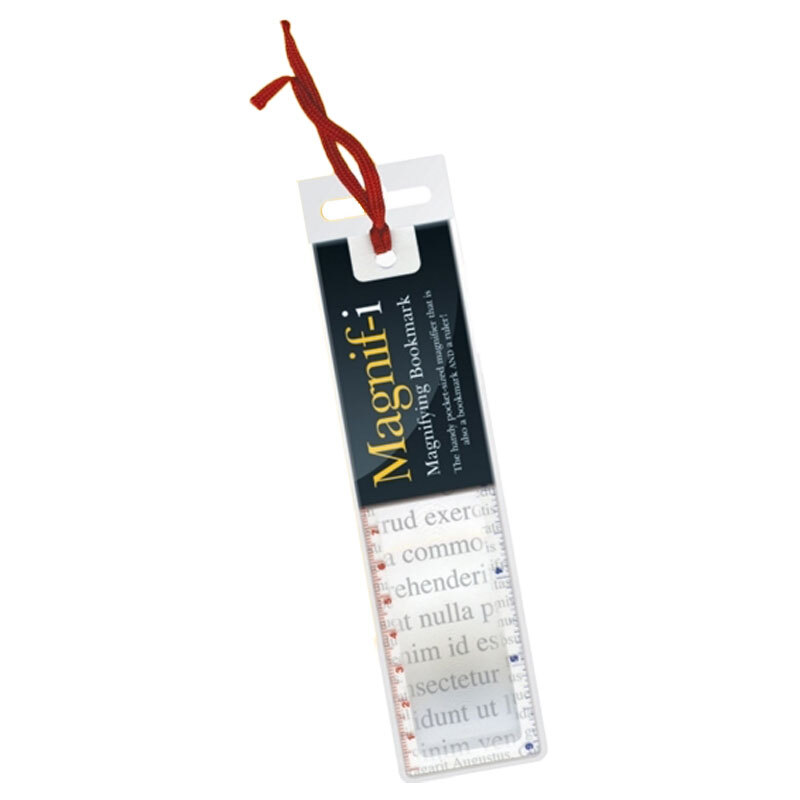 Magnif-i Magnifying Ruler Bookmark - MedicalSupplies.co.uk