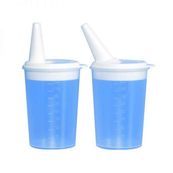 Spouted 8mm Lid for Plastic Cup - MedicalSupplies.co.uk