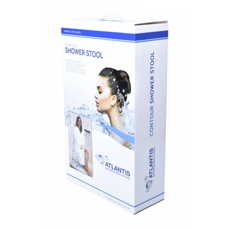 Atlantis Adjustable Shower Stool - MedicalSupplies.co.uk