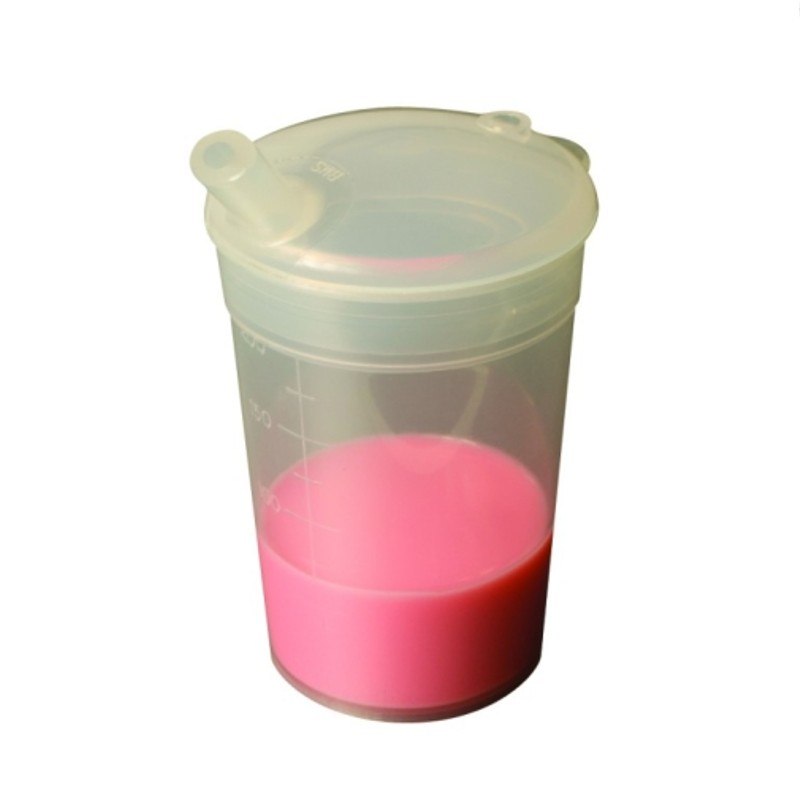Feeding Cup with 2 Spouted Lids 200ml - MedicalSupplies.co.uk