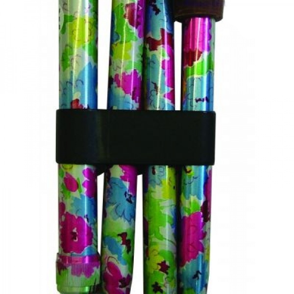 Folding Walking Stick Clip (Black) - MedicalSupplies.co.uk