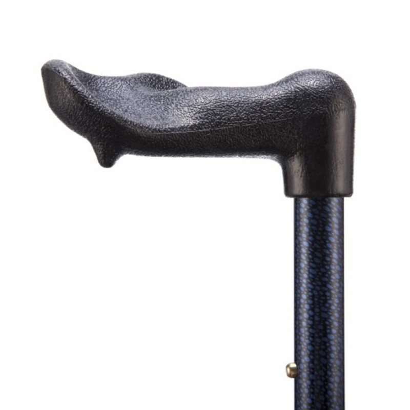 Height-Adjustable Folding Grip Cane - MedicalSupplies.co.uk