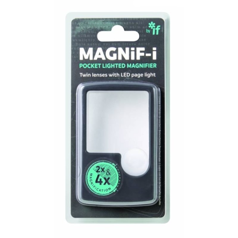 Pocket Magnifier with LED Page Light - MedicalSupplies.co.uk
