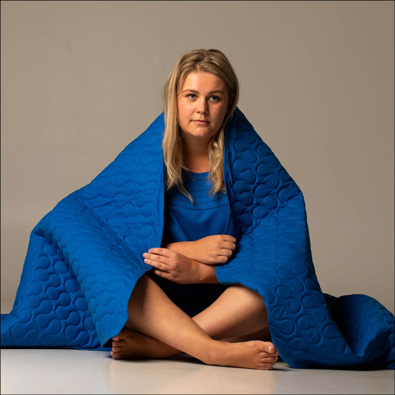 Fleeced Anti-Suicide Blanket (Blue) - MedicalSupplies.co.uk