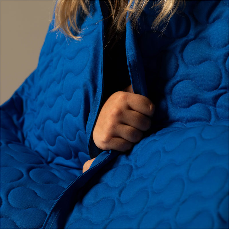 Fleeced Anti-Suicide Blanket (Blue) - MedicalSupplies.co.uk