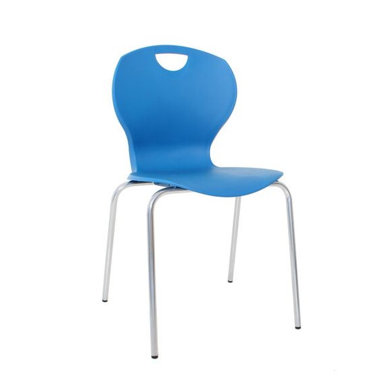 Bristol Maid Plastic Chair (Blue) - MedicalSupplies.co.uk