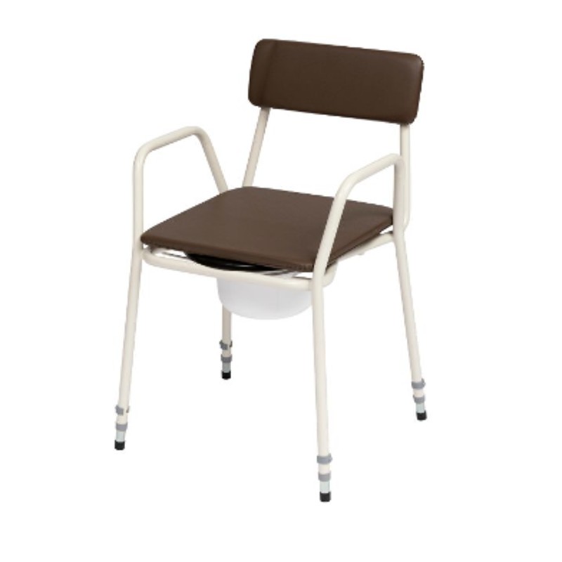 Alerta Stacking Commode Chairs (3pk) - MedicalSupplies.co.uk