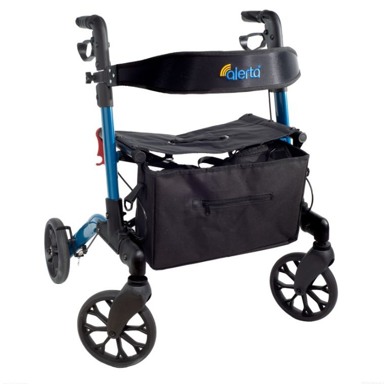 Alerta Rollator with Seat and Bag - MedicalSupplies.co.uk
