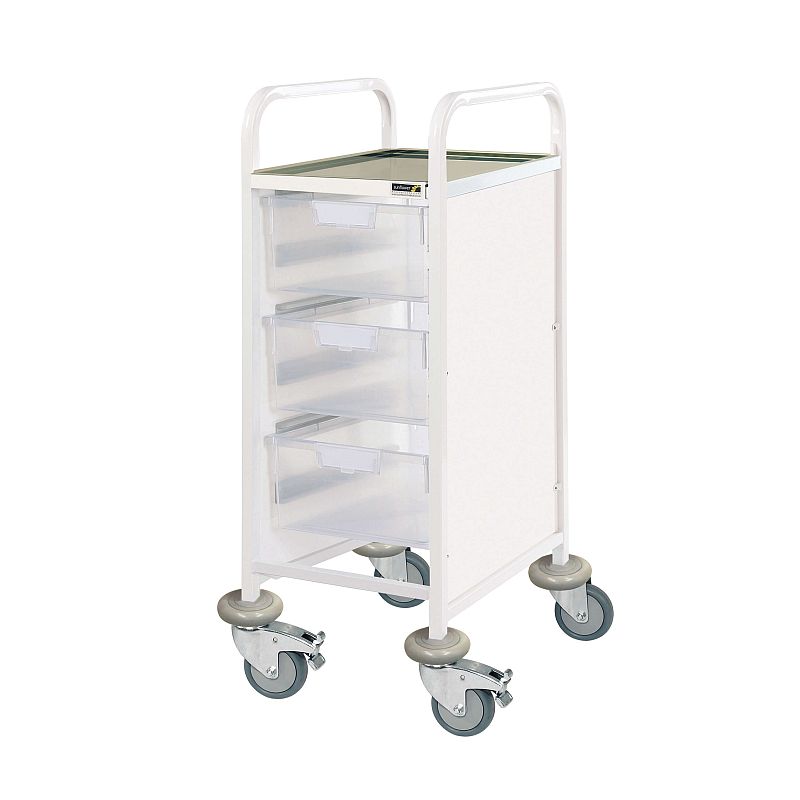 Sunflower Medical Vista 30 Narrow Clinical Procedure Trolley with Three ...