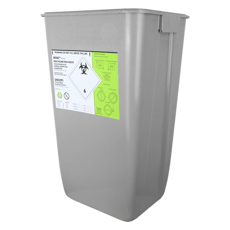 Daniels WIVA 60L Waste Bin (No Lid) - MedicalSupplies.co.uk