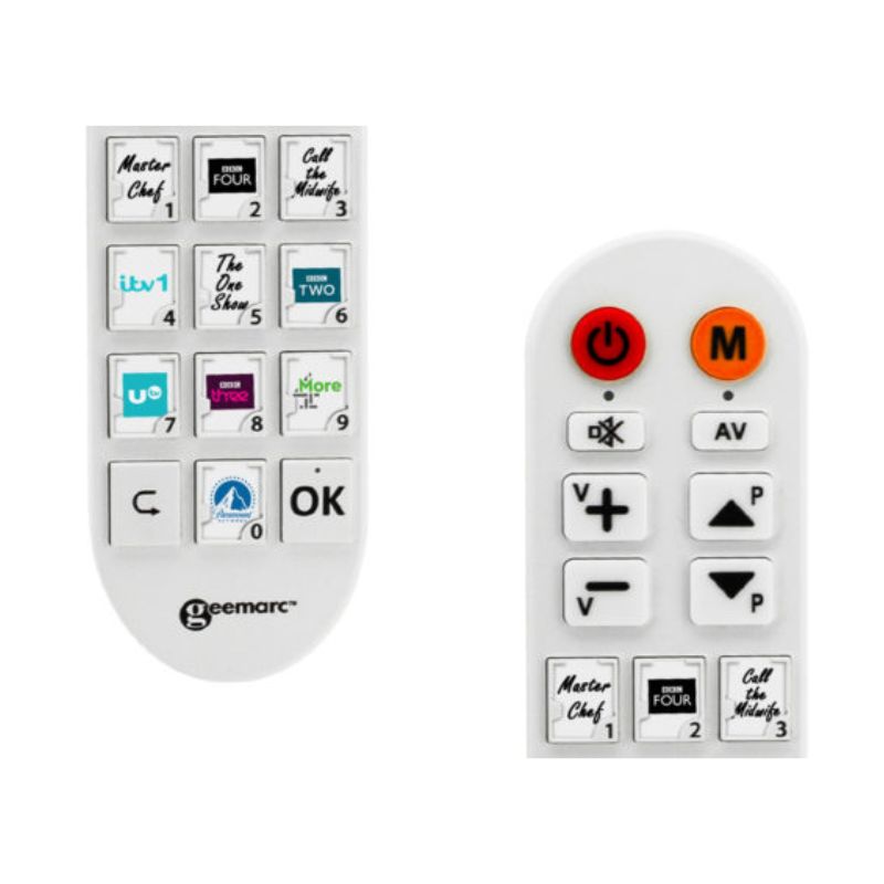 TV PHOTO100 Remote with Big Buttons - MedicalSupplies.co.uk