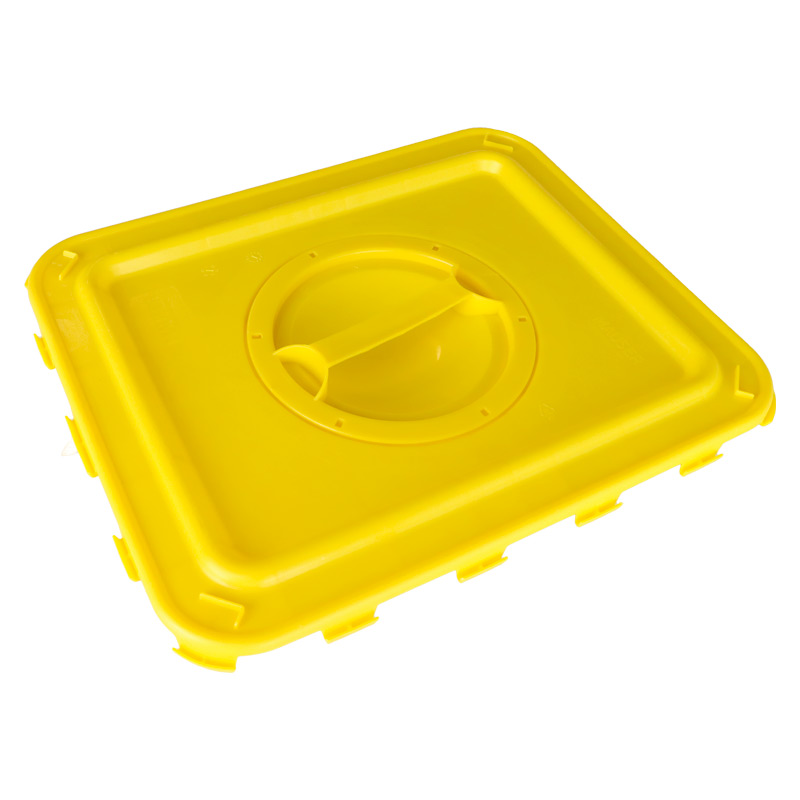 Yellow Lid for WIVA Waste Containers - MedicalSupplies.co.uk