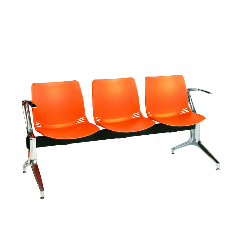 Sunflower Medical Orange Three-Seat Modular Visitor Seating ...