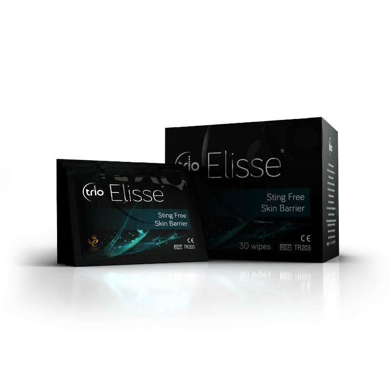 Trio Elisse Sting-Free Skin Barrier Wipes (Pack of 30 ...