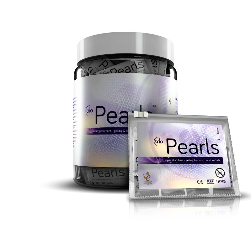 Trio Pearls Super Absorbent Gelling and Odour Control Sachets (Pack of ...
