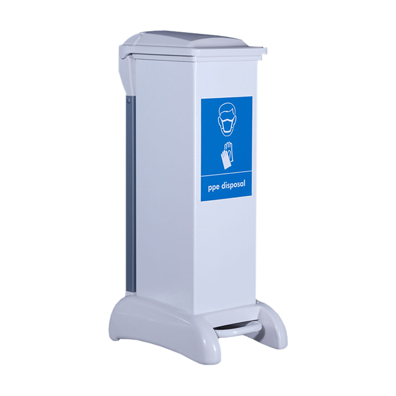 Wybone Plastic PPE Disposal Bin (28L) - MedicalSupplies.co.uk