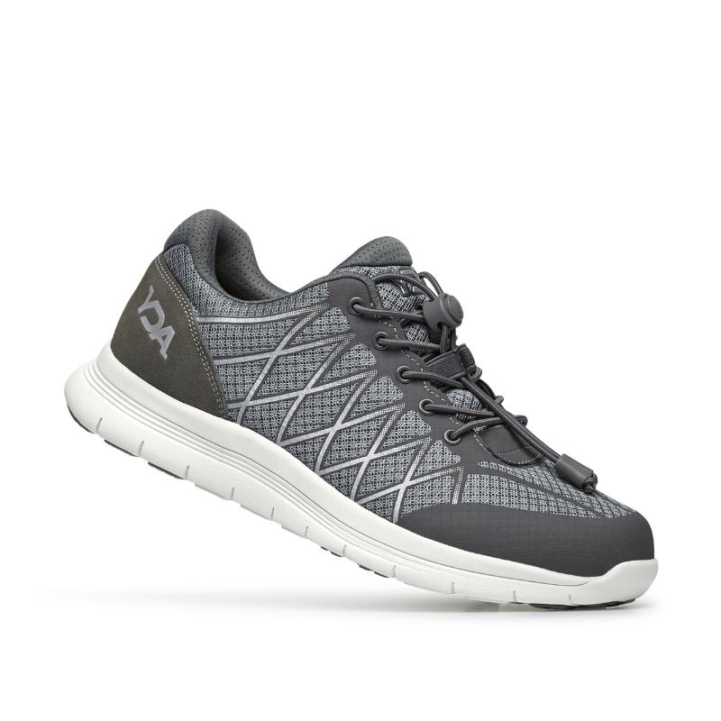 YDA Trainers for Diabetics (Grey) - MedicalSupplies.co.uk