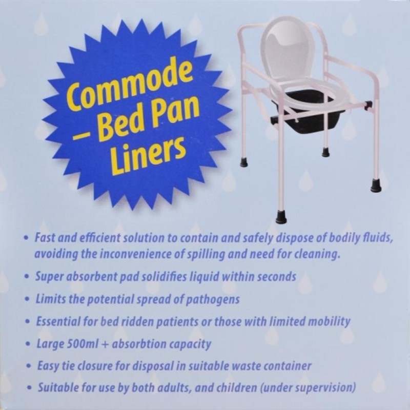 Disposable Commode Liners 20pk - MedicalSupplies.co.uk