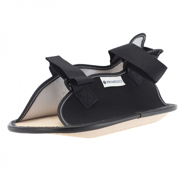 Black Open Toe Cast Sandal - MedicalSupplies.co.uk
