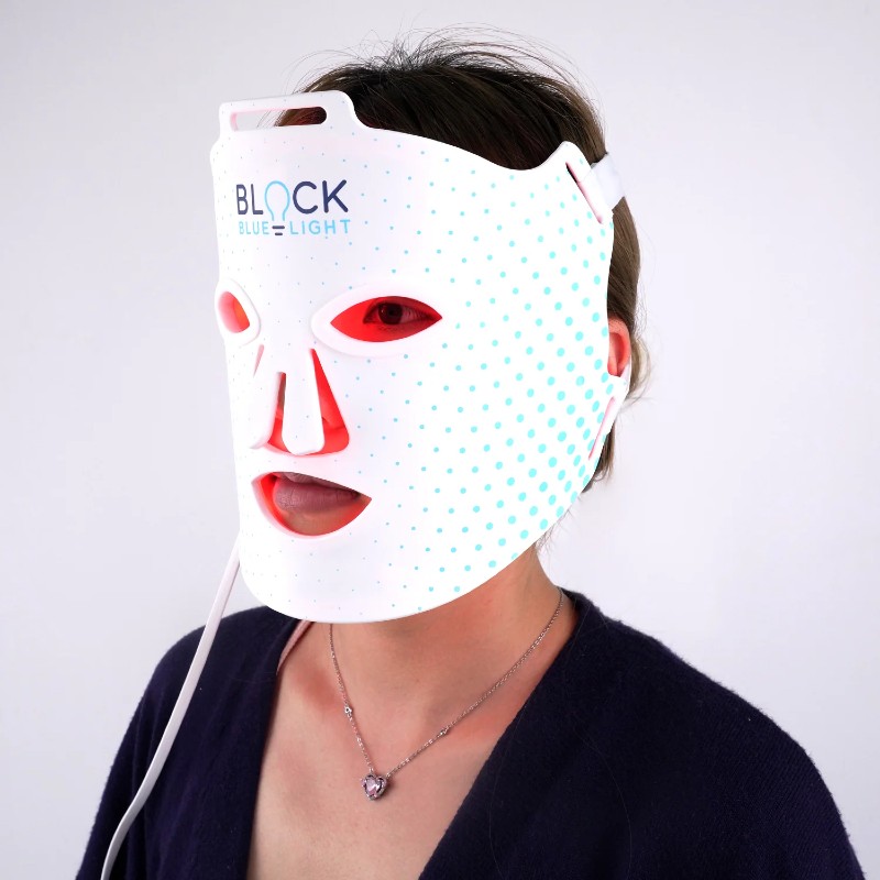 BlockBlueLight Red Light Therapy Face Mask - MedicalSupplies.co.uk