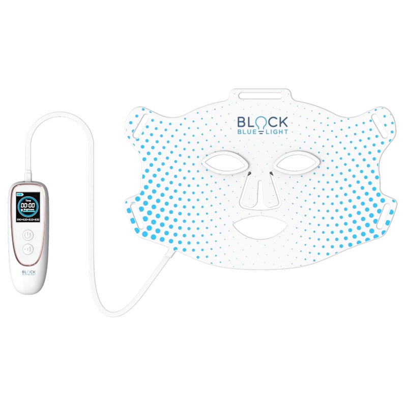 BlockBlueLight Red Light Therapy Face Mask - MedicalSupplies.co.uk