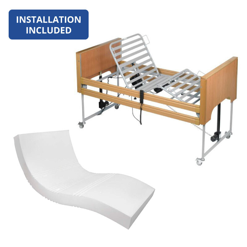 Harvest Profiling Bed and Mattress - MedicalSupplies.co.uk