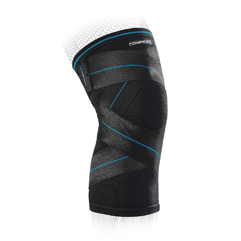 Compex Activ' Knee+ Support with Strap - MedicalSupplies.co.uk
