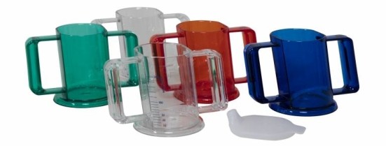 Handy Cup Clear Slanted Drinking Cup - MedicalSupplies.co.uk