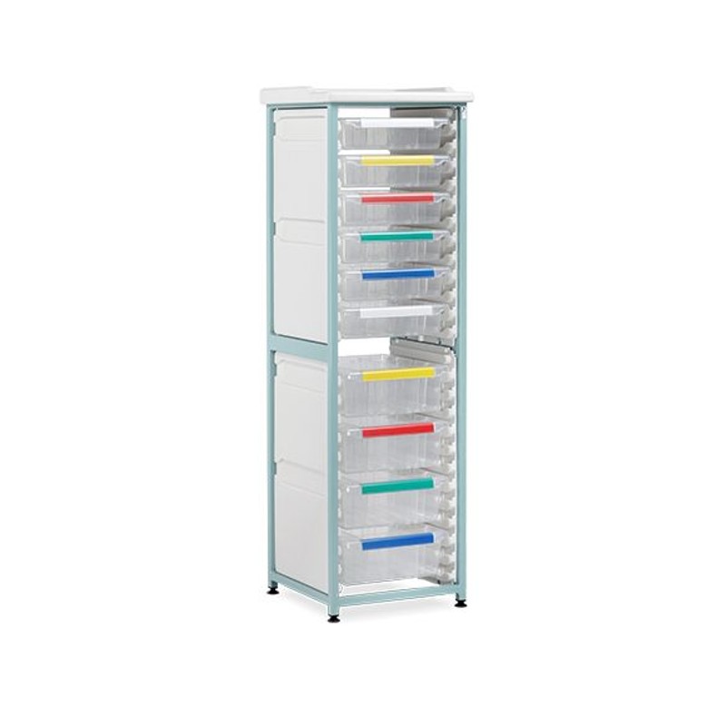 Bristol Maid Single-Column Tray Rack - MedicalSupplies.co.uk