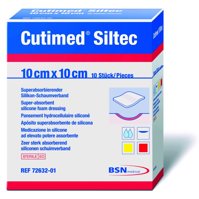 Cutimed Siltec Foam Dressing Pack - MedicalSupplies.co.uk