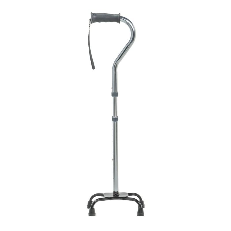 Drive Folding Height-Adjustable Quad Cane - MedicalSupplies.co.uk