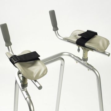 Medium Walking Frame Wheeled + Arm Rests - MedicalSupplies.co.uk