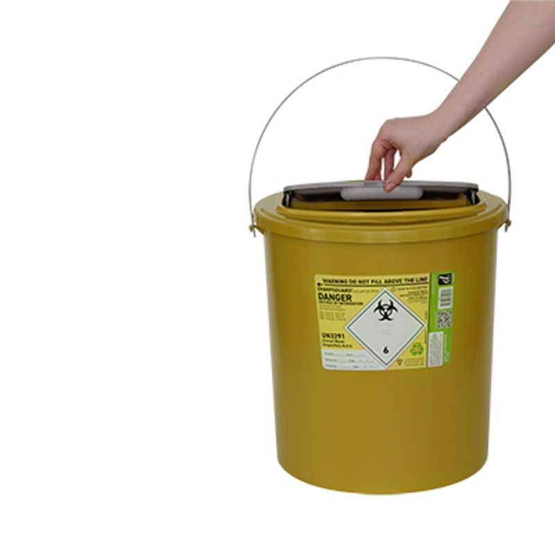 Sharpsguard Yellow 22L XA High-Volume Sharps Container (Case of 7 ...