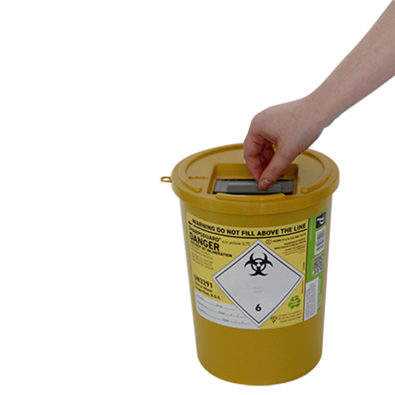 Sharpsguard Yellow 3.75L General-Purpose Sharps Container (Case of 48 ...