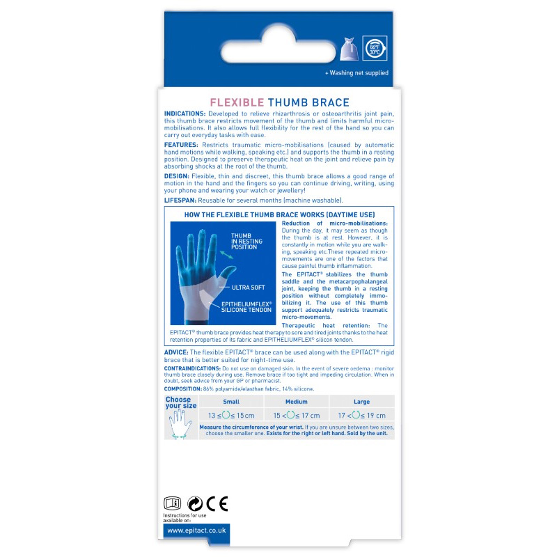 Epitact Flexible Thumb Brace - MedicalSupplies.co.uk