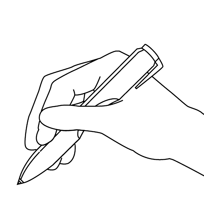 Etac Contour Easy Grip Ergonomic Pen - MedicalSupplies.co.uk