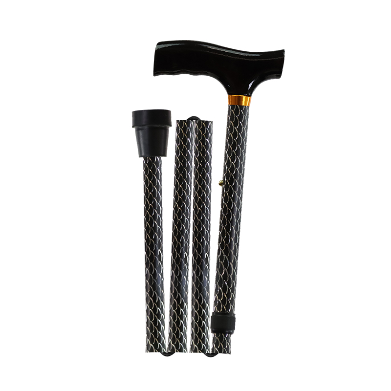 Homecraft Etched-Black Walking Stick - MedicalSupplies.co.uk