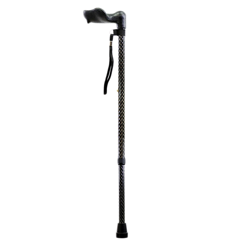 Homecraft Etched Black Walking Stick - MedicalSupplies.co.uk