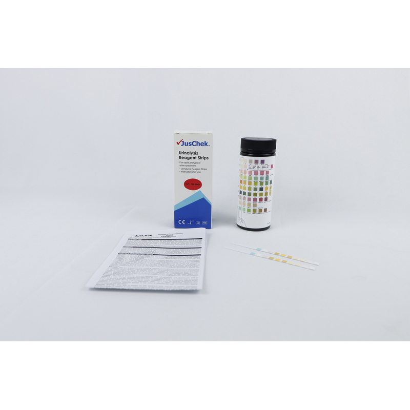 JusChek Urinalysis Strips (100 Pack) - MedicalSupplies.co.uk