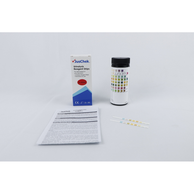 25 x JusChek 8 SG Urinalysis Strips - MedicalSupplies.co.uk