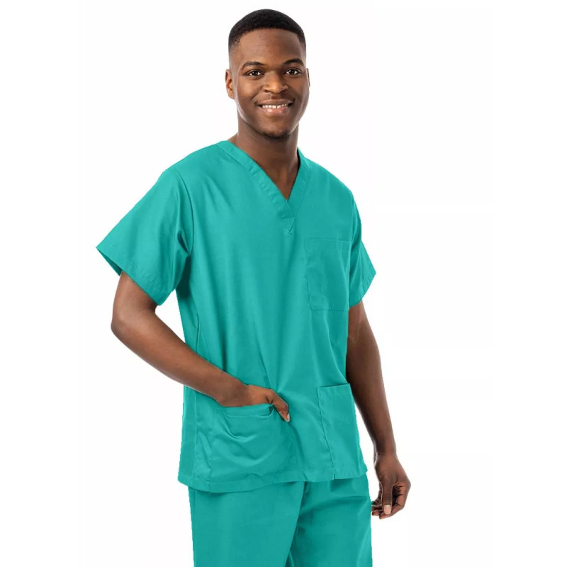 Key Scrubs Jade Unisex Scrub Top - MedicalSupplies.co.uk