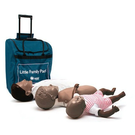 Laerdal Little Family CPR Mannequins with Dark Skin (Pack of 3 ...